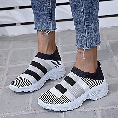 FASDNENDYS Mesh Mixed Runing Color Shoes Women Sports Shoes Outdoor Breathable Women's Water Solid Black