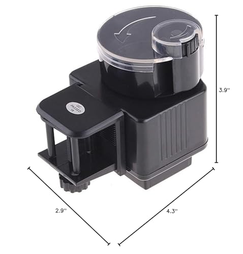 Lianyao Auto Fish Food Dispenser, Adjustable Aquatic Pet Supplies Automatic Fish Feeder, Fish Food Dispenser Aquarium Timer Fish Feeder