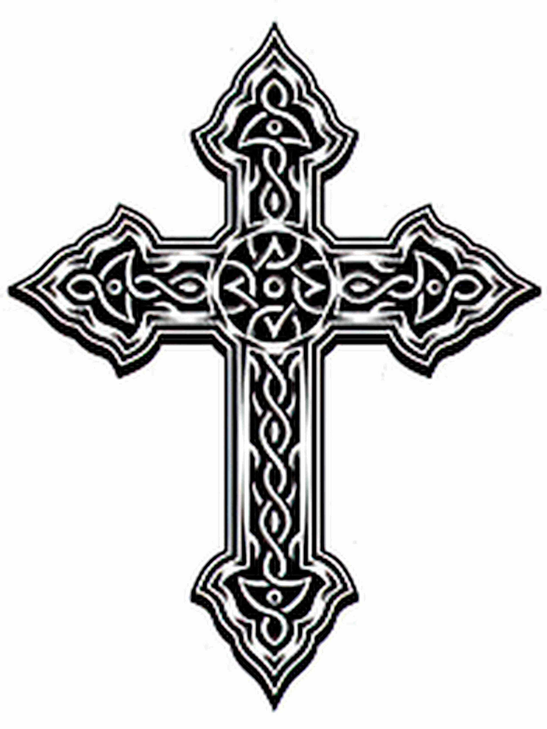 Dopetattoo 6 Sheets Temporary Tattoo Cross Tattoo Fake Tattoos Neck Arm Chest for Women Men Adults
