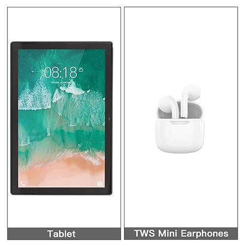 DAUERHAFT HD Tablet, 100-240V Gaming Tablet Front 8MP Rear 20MP for Travel (#2)