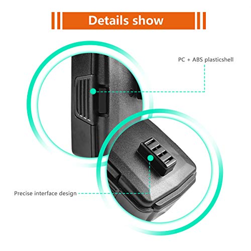Upgraded 4000mAh CB120 Battery Compatible with Ryobi 12V Battery CB120L CB121L BPL-1220 130503001 130503005 Li-ion Power Tool Battery (NOT fits for CB120N)