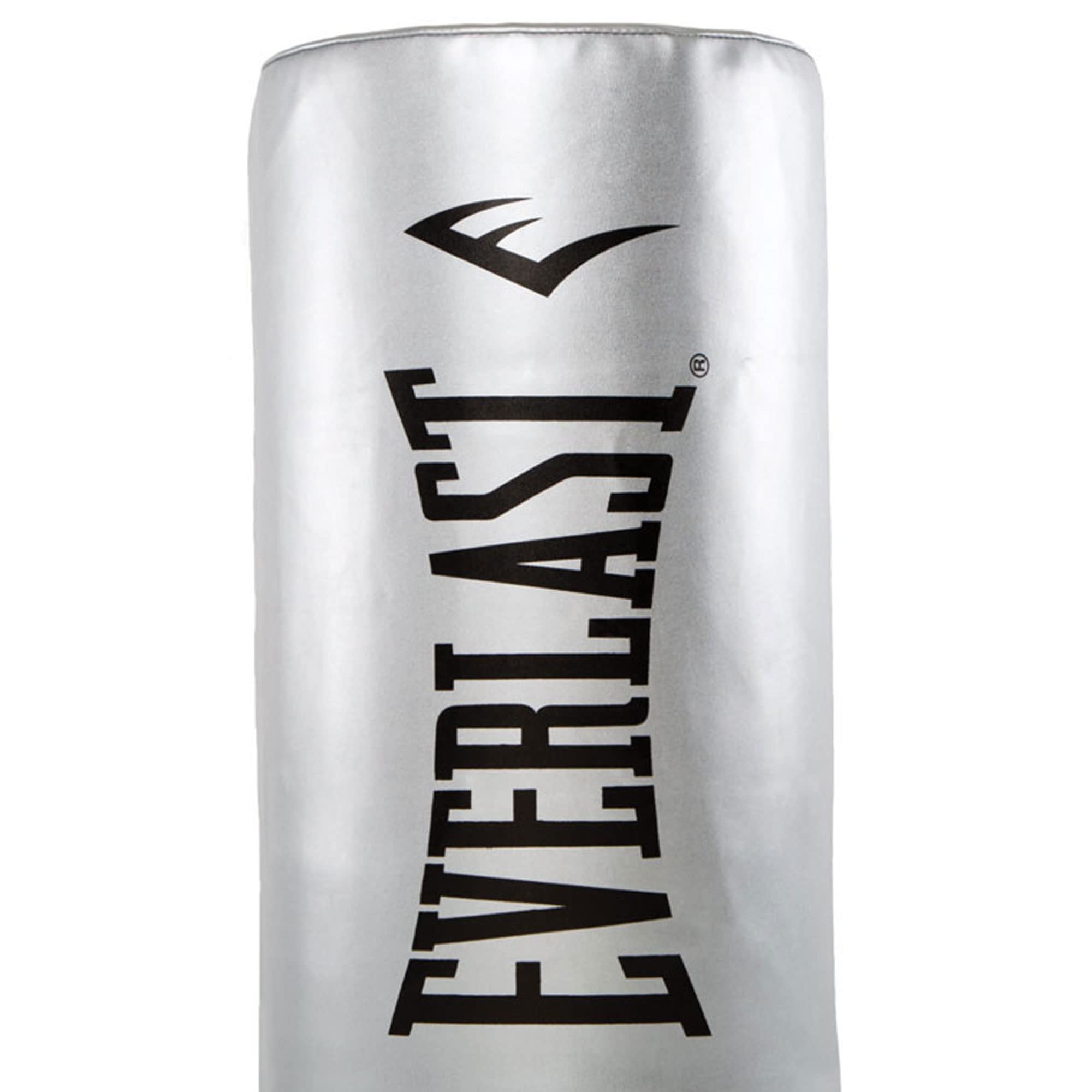Everlast Powercore Free Standing Indoor Rounded Heavy Duty Fitness Training Punching Bag for Home Gym Strength Boxing Workout Exercise, Silver