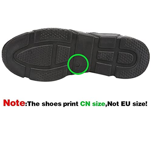 FASDNENDYS Winter Shoes with Fur Lined Warm Ankle Boots Warm Boots Snow Men Non Slip Keep Slip Resistance Boots for Men