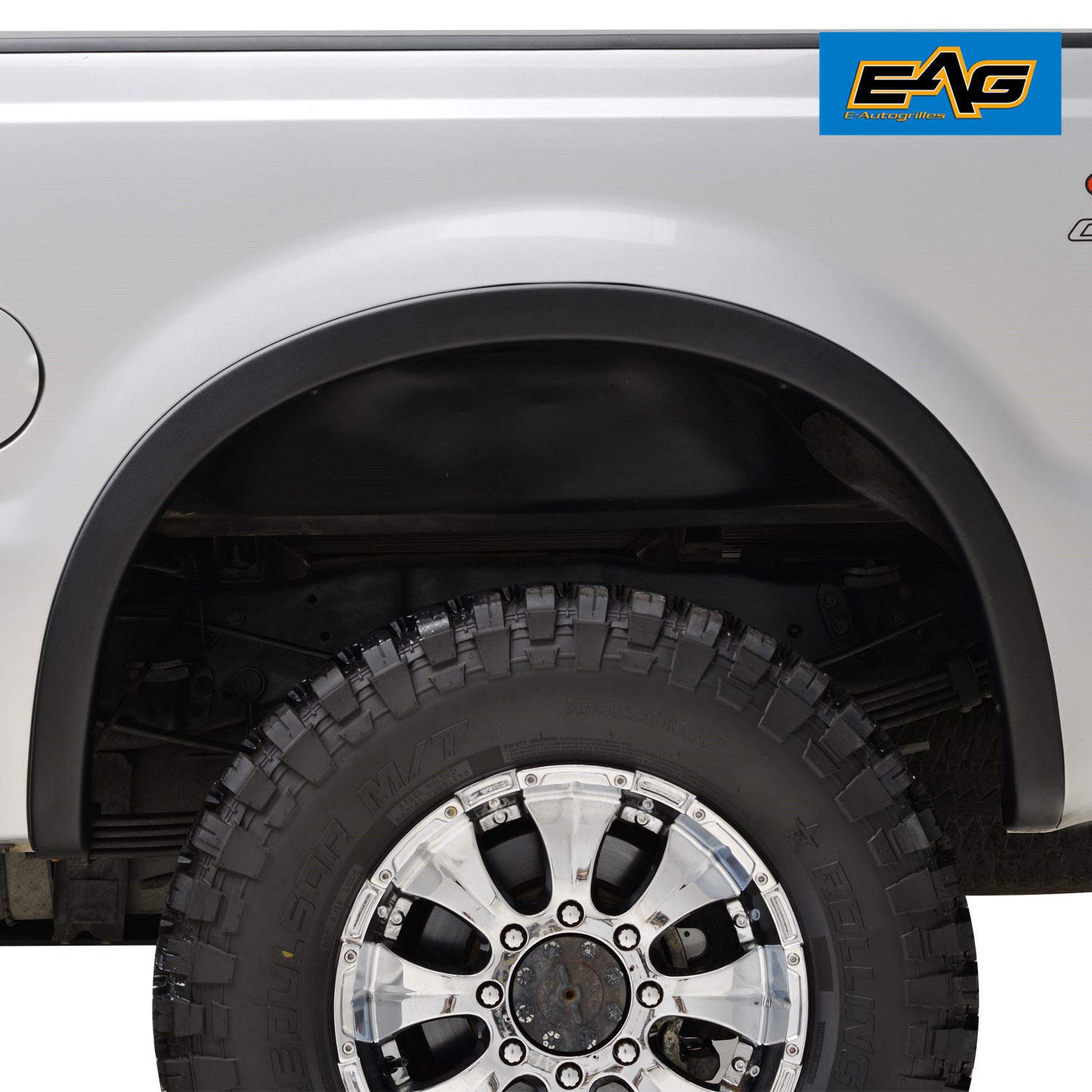 EAG Fender Flares Satin Black Styline Series Fit for 08-10 Super Duty