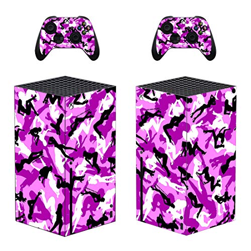 FELIPE SEIJI KUBA Xbox Series X Skin Set Vinyl Decal Skin Stickers Protective for Xbox Series X Console Kinect 2 Controllers - multi color