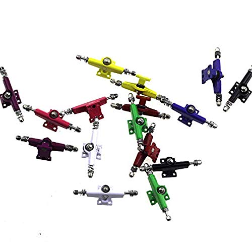 SOLDIER BAR Fan Team Fingerboards Parts Trucks (Purple, PRO 34mm)