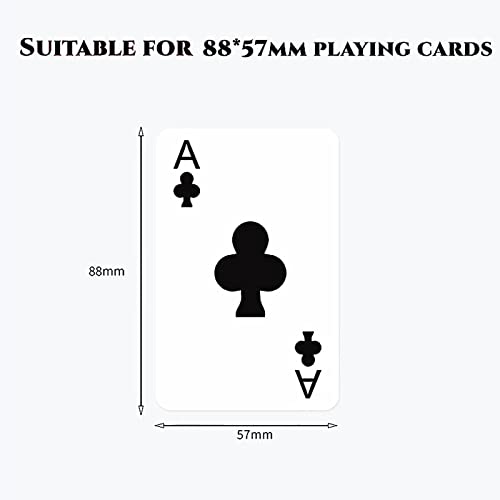 JAHURO Card Dealer, Smart Poker Card Shuffler, 360° Degree Rotating Licensing Machine, Suitable for 2-8 People Home Casinos Game, Not Shuffle Function