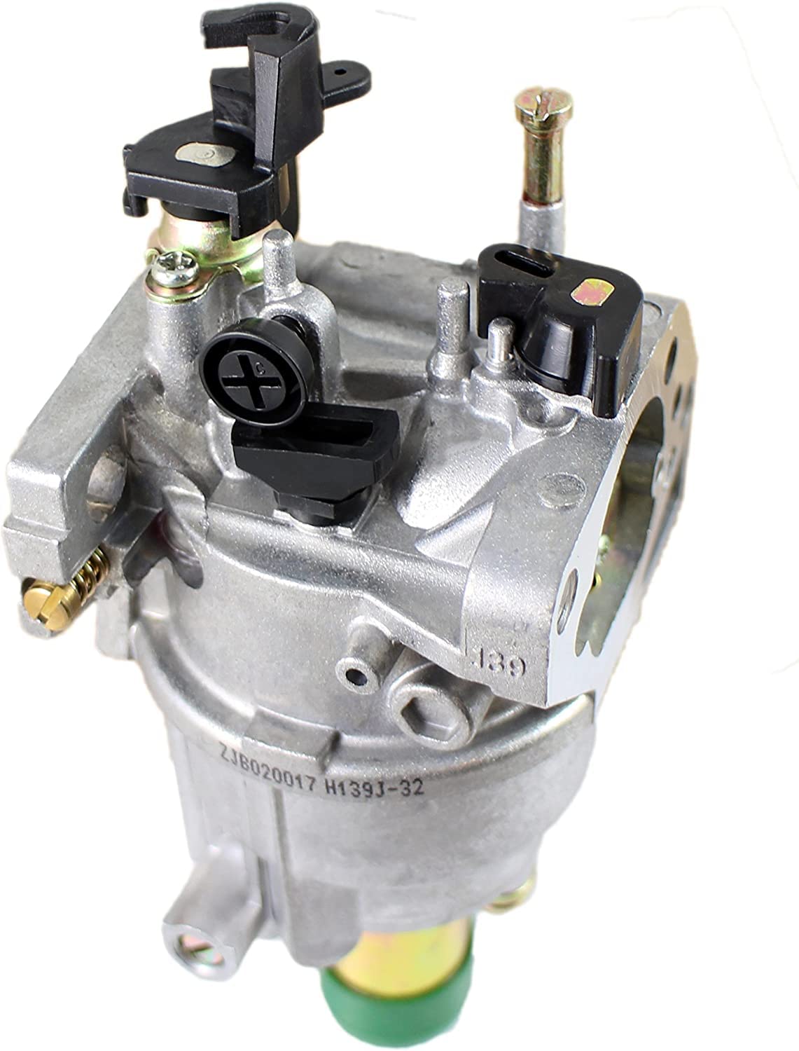 HQParts Carburetor for WH WH6500E WHC6500E WH7000 WH7000C WH7000E WH7000EC WH7500E WH7500EC WHC7500E 8KPRO 420CC 7000 7500 9000 Watt Generator Manual Chock