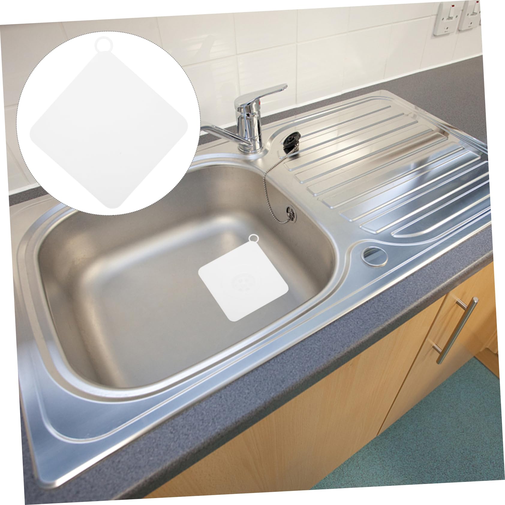 WHAMVOX 1 Pc Sewer Insect Mat Drainage Baby Bathtub Drain Stopper Chinese Lock and Key Sewer Draining Cover Shower Floor Drain Cover Toilet Outfall Cover Sewer Covering