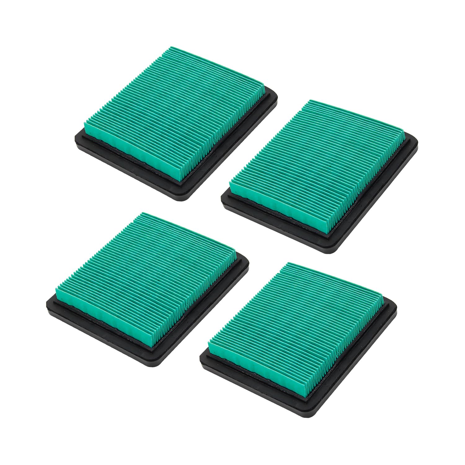 Jaruika 17211-ZL8-023 Air Filter Lawn Mower Air Cleaner Fit for Honda GX100 GCV135 GCV190 GC190 Engine, Fit for Husqvarna 7021p, Fit for Craftsman Troy-Bilt Push Lawn Mower Tiller Air Cleaner(4 Pack)