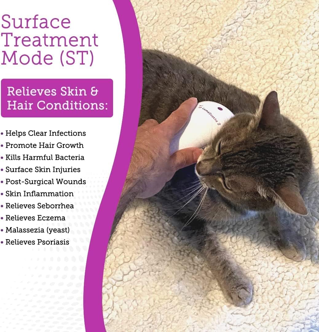 Light Therapy for Dogs and Pets - LED Light Therapy for Pain Relief, Muscle & Joint Pain, Reduce Inflammation, Heal Wounds, & Clear Skin Problems with 2 Therapy Modes.