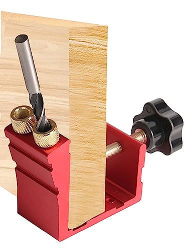 Jieotwice Pocket Hole Jig Kit Woodworking Oblique Hole Locator Positioner Drill Bits 15 Degree Angle Drill Guide Set Carpentry Tools