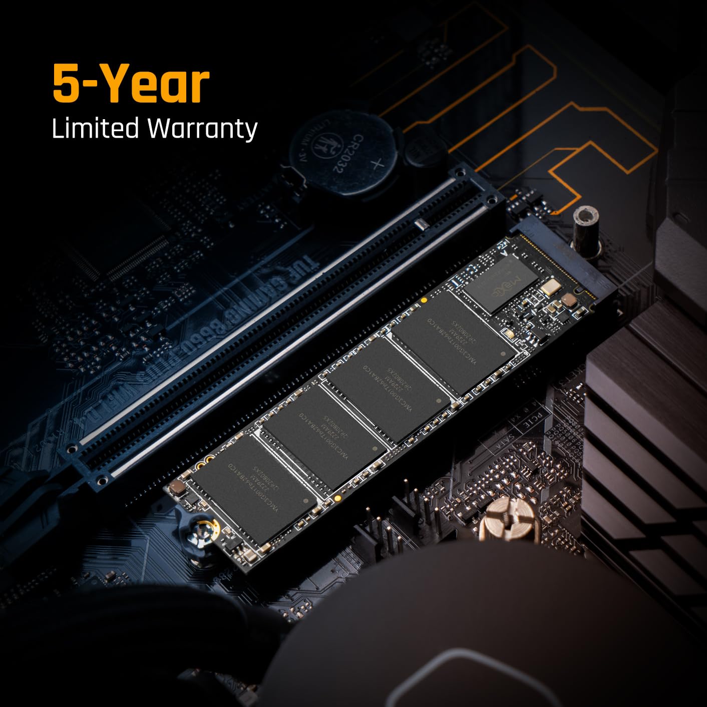 Hikvision E3000 Internal NVMe PCIe M.2 SSD 512GB, Internal Solid State Drive, Gen 3x4, 2280, 3D NAND Flash Memory, Up to 3500MB/s Read Speed