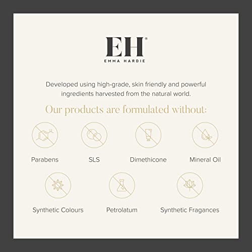Emma Hardie Cleansing Balm, Moringa Oil Makeup Remover Balm with Microfiber Face Cloth, With Vitamin E and Grapeseed Oil, Cleansing Balm Makeup Remover and Makeup Remover Cloth (50 ml)