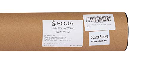 HQUA-OWS-6Q Quartz Sleeve for 6GPM Water Purifier Sterilizer