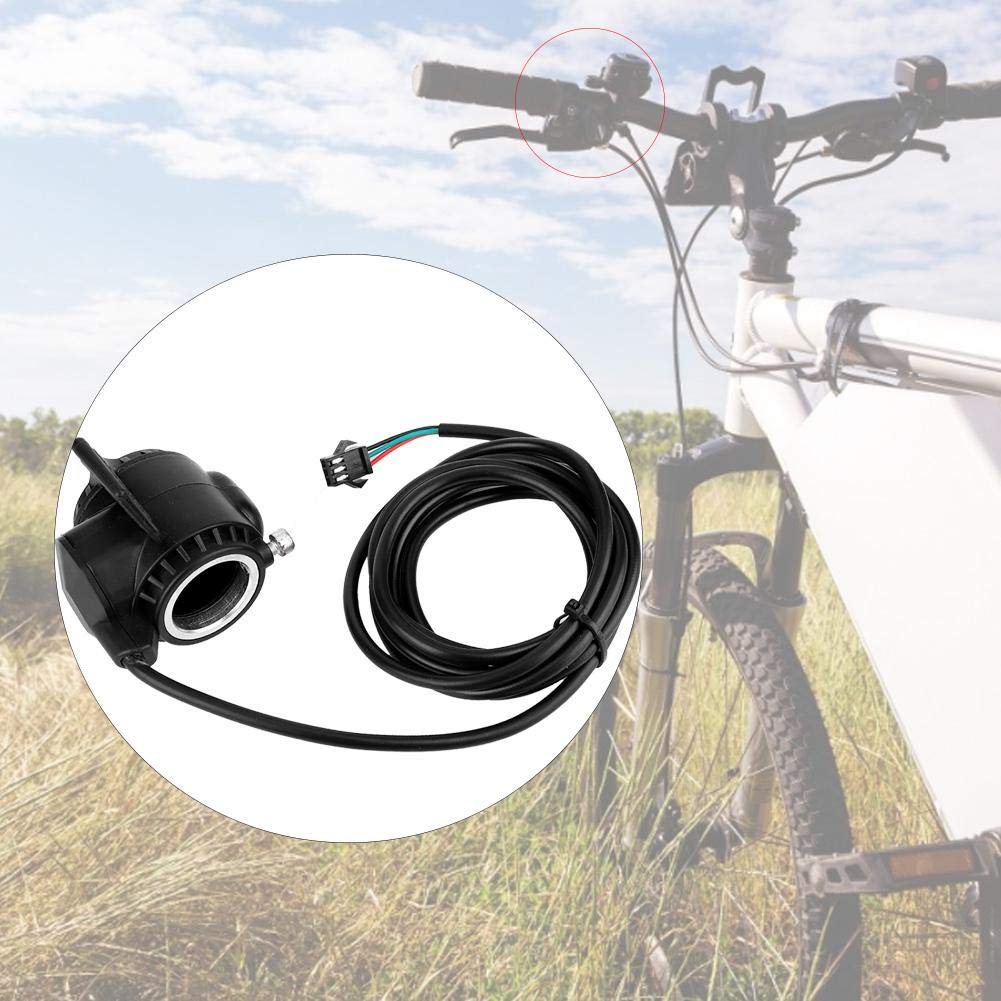 DEWIN Scooter Throttle, Thumb Throttle, Speeds Control 3 Wires Electric Bike Scooter Right Throttle Accessories Replacement Parts for 22.5mm Handlebar