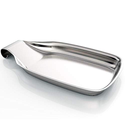 Jolitac Spoon Rest for Stove Top Stainless Steel Utensils Holder Turner Spatula Organizer Storage Soup Spoon Rests Kitchen Tool