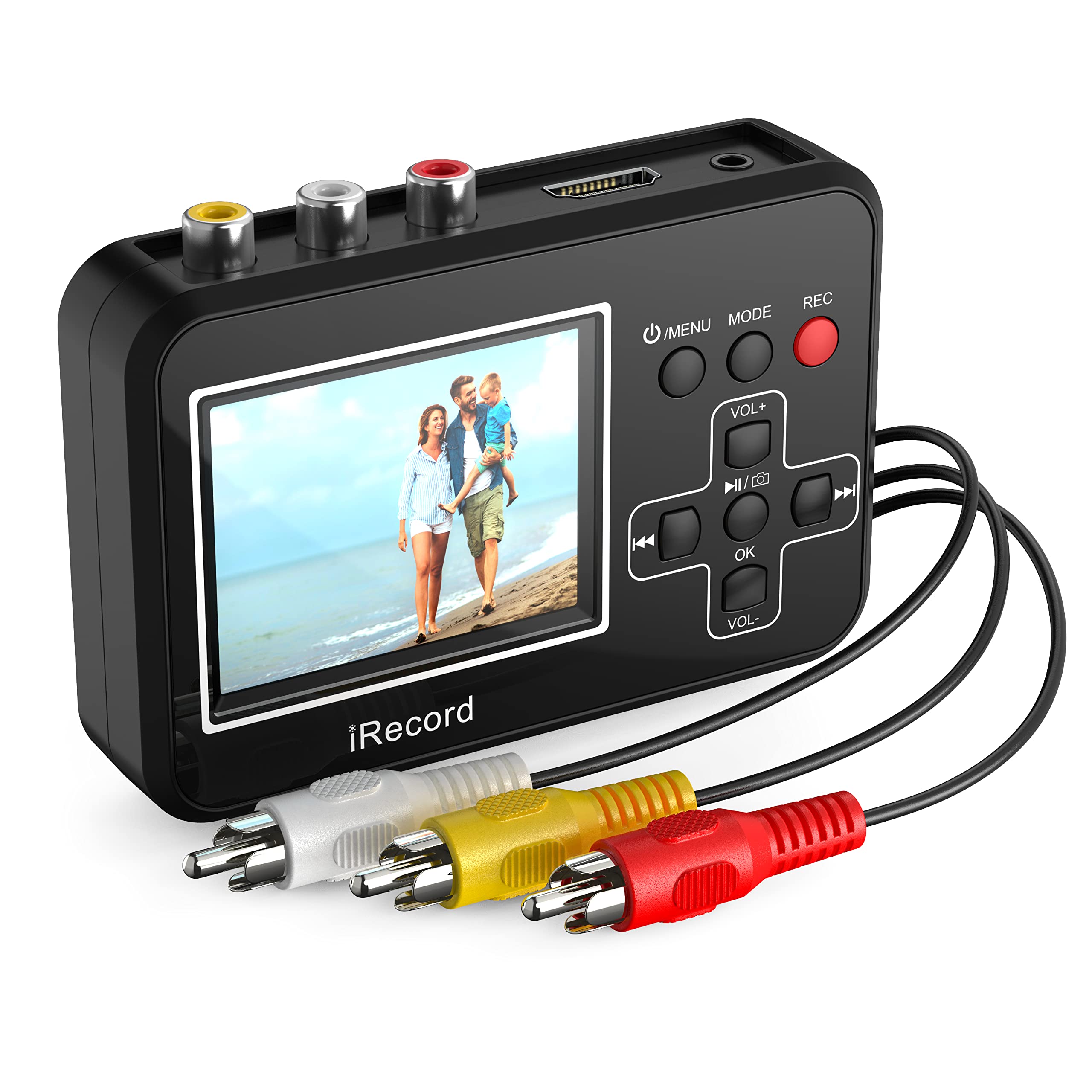 DIGITNOW Video to Digital Converter, VHS to Digital Converter to Capture Video from VCR's, VHS Tapes, Hi8, Camcorder, DVD, TV Box and Gaming Systems