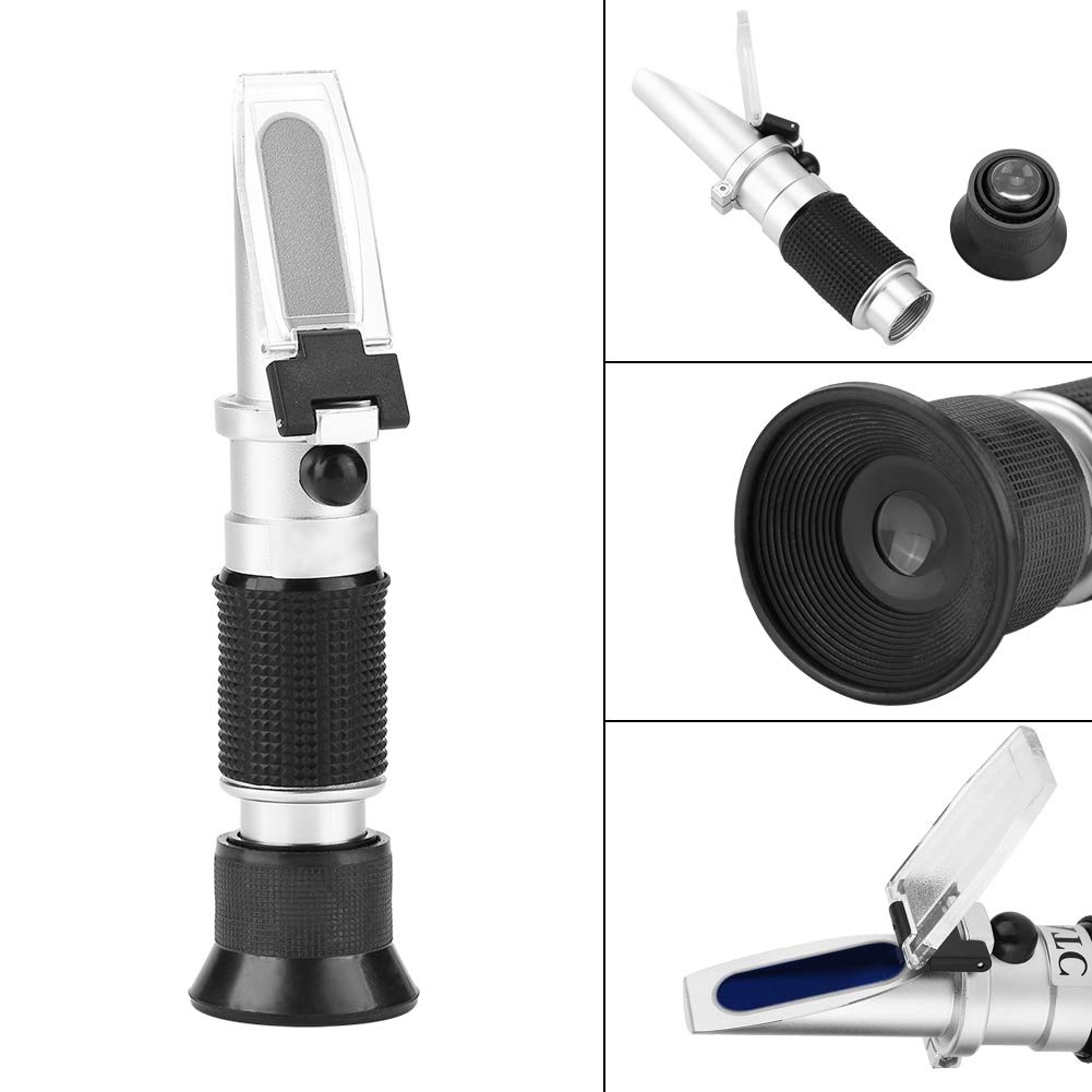GLOGLOW Refractometer for Honey Moisture, Honey Refractometer Multipurpose Compact Portable for Bee Keeping Supplies