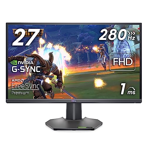 Dell - G2723H 27.0" IPS LED FHD - AMD FreeSync - NVIDIA G-Sync Compatible - 280Hz - Gaming Monitor (Display Port, HDMI, USB) - Ascent Gray