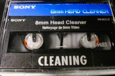 Sony V8-6CLD 8mm / Hi8 / Digital8 Camcorder Video Head Cleaning Cassette
