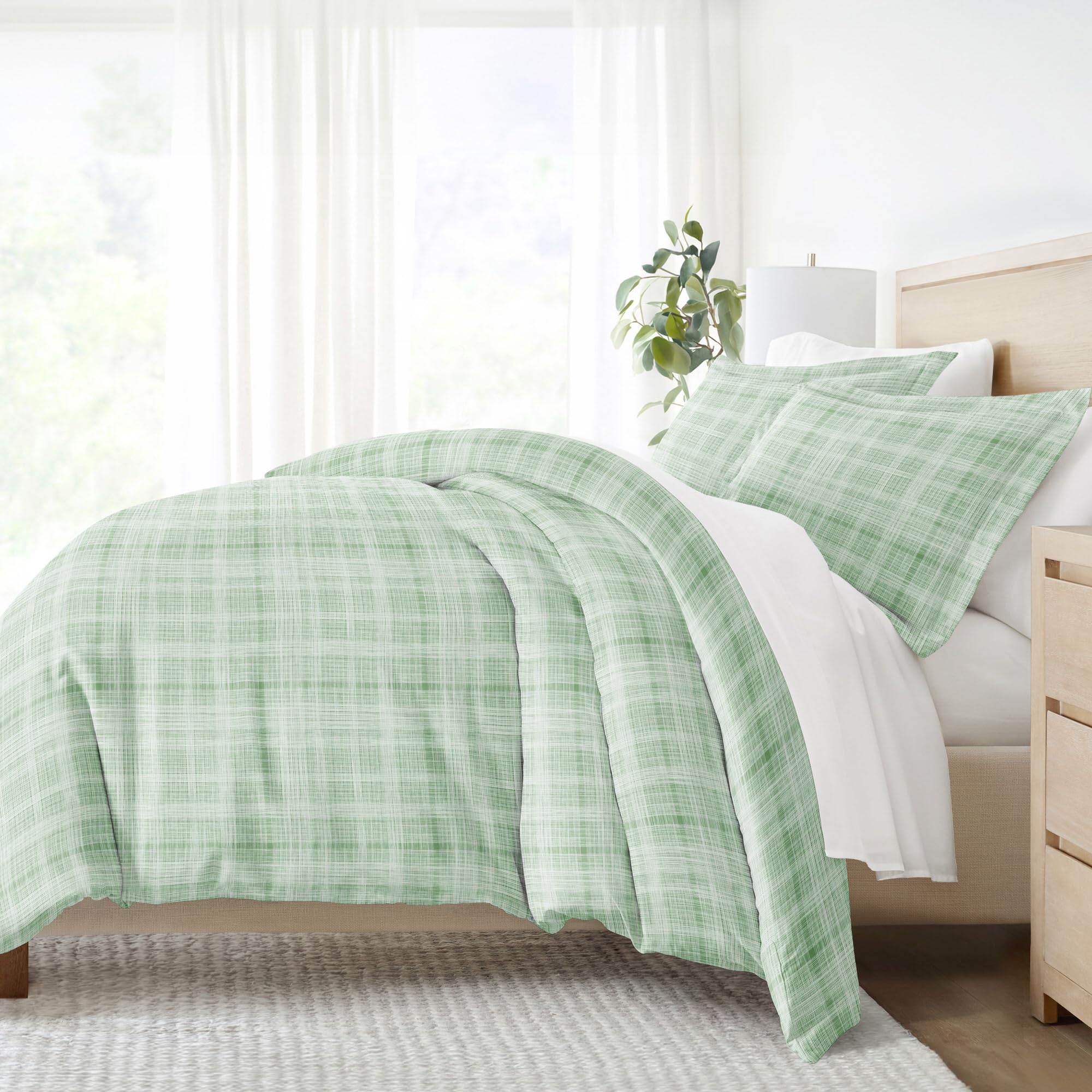 Linen Market Duvet Cover Queen (Forest) - Experience Hotel-Like Comfort with Unparalleled Softness, Exquisite Prints & Solid Colors for a Dreamy Bedroom - Queen Duvet Cover Set with 2 Pillow Shams