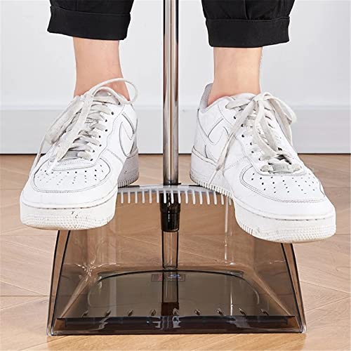 GVISAY Broom and Dust Pan Floor Cleaning Brooms for Dust Pan House Sweeper Dustpan and Scoop Set