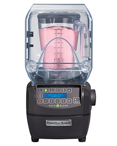 Hamilton Beach Commercial HBH850 Hamilton Beach Commercial Summit High-Performance Sensor Blender with 64-Ounce Polycarbonate Container, Black, Medium