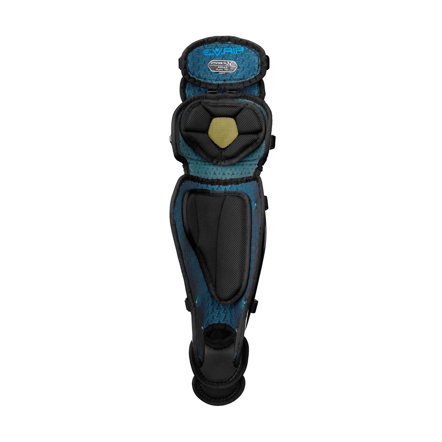EASTON PRO X Baseball Catchers Leg Guards, Intermediate, Black