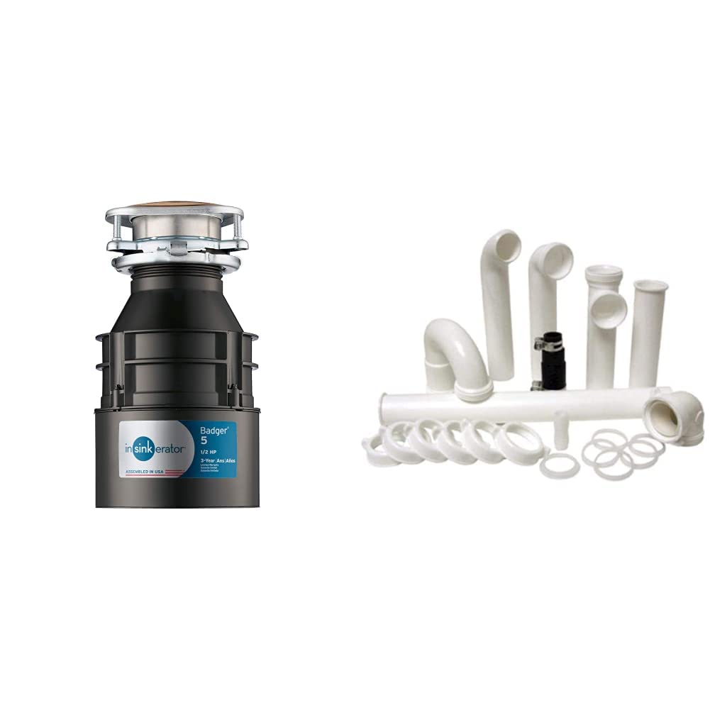 InSinkErator Badger 5 Garbage Disposal & PF WaterWorks Garbage Disposal Installation Kit