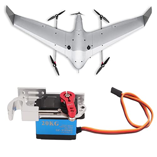 Uxsiya Drone Air Dropping Thrower, Multi Purpose Drone Dropping Device Metal Gears Long Distance Dropping Shockproof for Fishing for Wedding for Outdoors