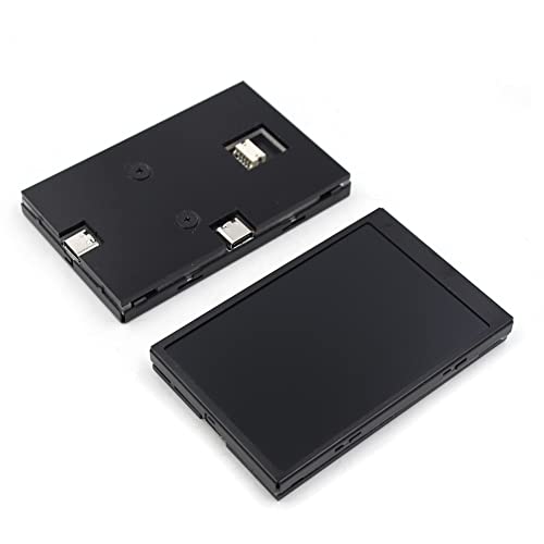 MAKIVI 1 Set Computer Monitor Computer Secondary Screen for Mini ITX Case 3.5 Inch IPS CPU GPU RAM HDD Monitoring USB Display AIDA64 Black
