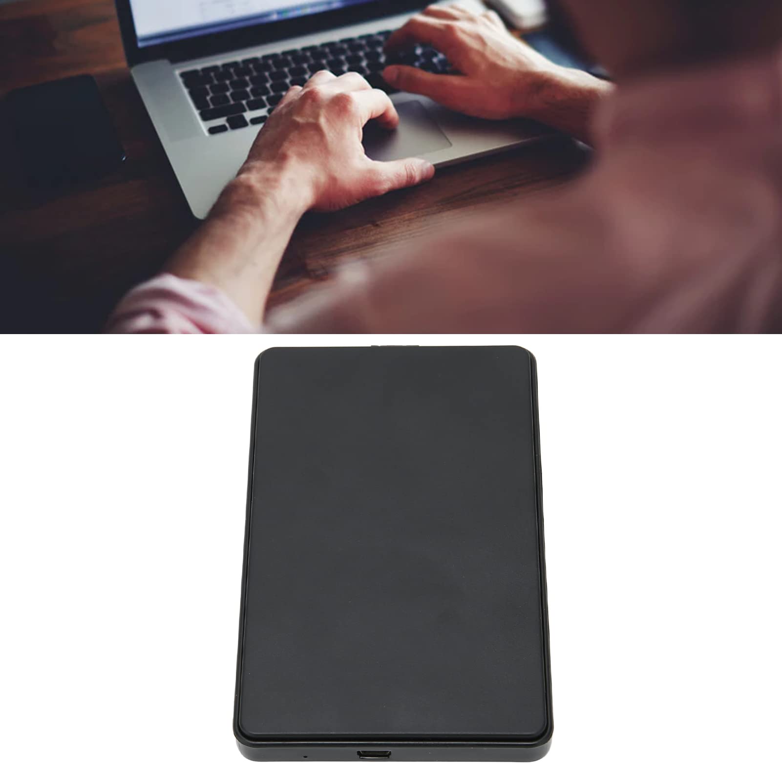 Heayzoki 2.5inch Portable External Hard Drives, USB3.0 Mobile Data Storage Hard Drive Box for Windows, 80GB,120GB,160GB,250GB,320GB,500GB,750GB,1TB,2TB,4TB(1TB)