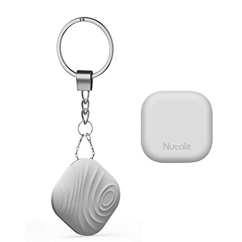 Nutale Air Key Finder Tag (iOS Only), Bluetooth Tracker Item Locator with Key Chain for Keys Pet Wallets or Backpacks and Tablets Batteries Include Compatible with FindMy APP
