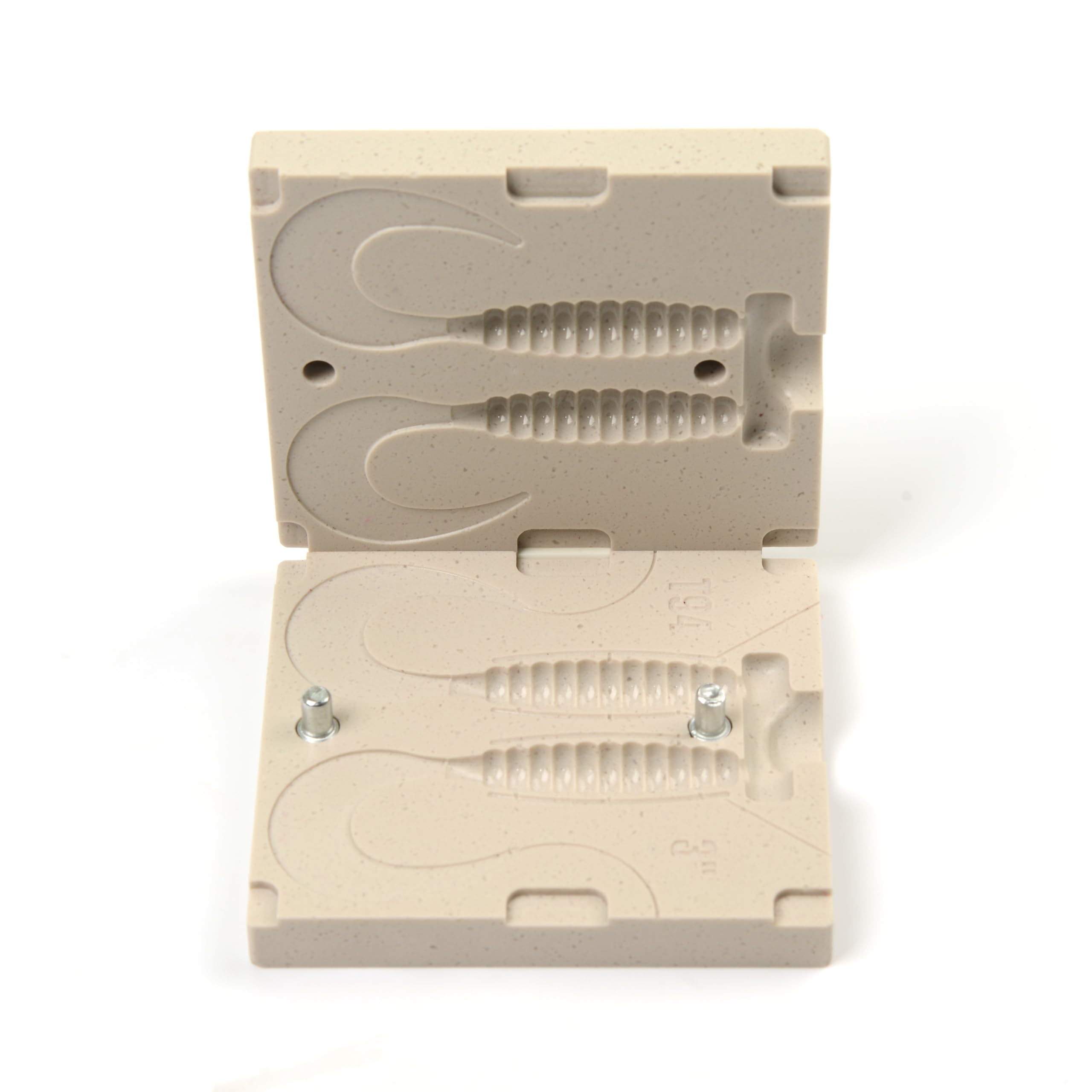 FatFish Т94 Bait Mold Soft Plastiс Lure Making Injection Mold for Do-It Fishing Lures 3"