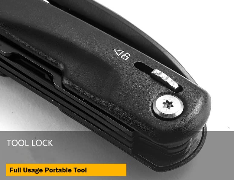 Hammer Multitool with Knife Saw, Wire Cutter, Pliers, Sheath for Fishing, Camping and Survival