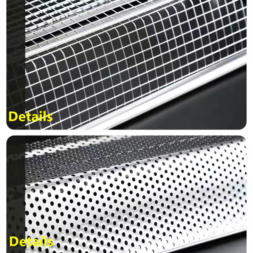 Dlmlemu Kitchen Drawer Organizer, 12 Inch Dishwasher Silverware Cutlery Basket, 2 Pack Mesh Stainless Steel Flatware Drawer Organizer, Countertop Utensil Cutlery Tray, Spoon Knife Fork Organizers Box