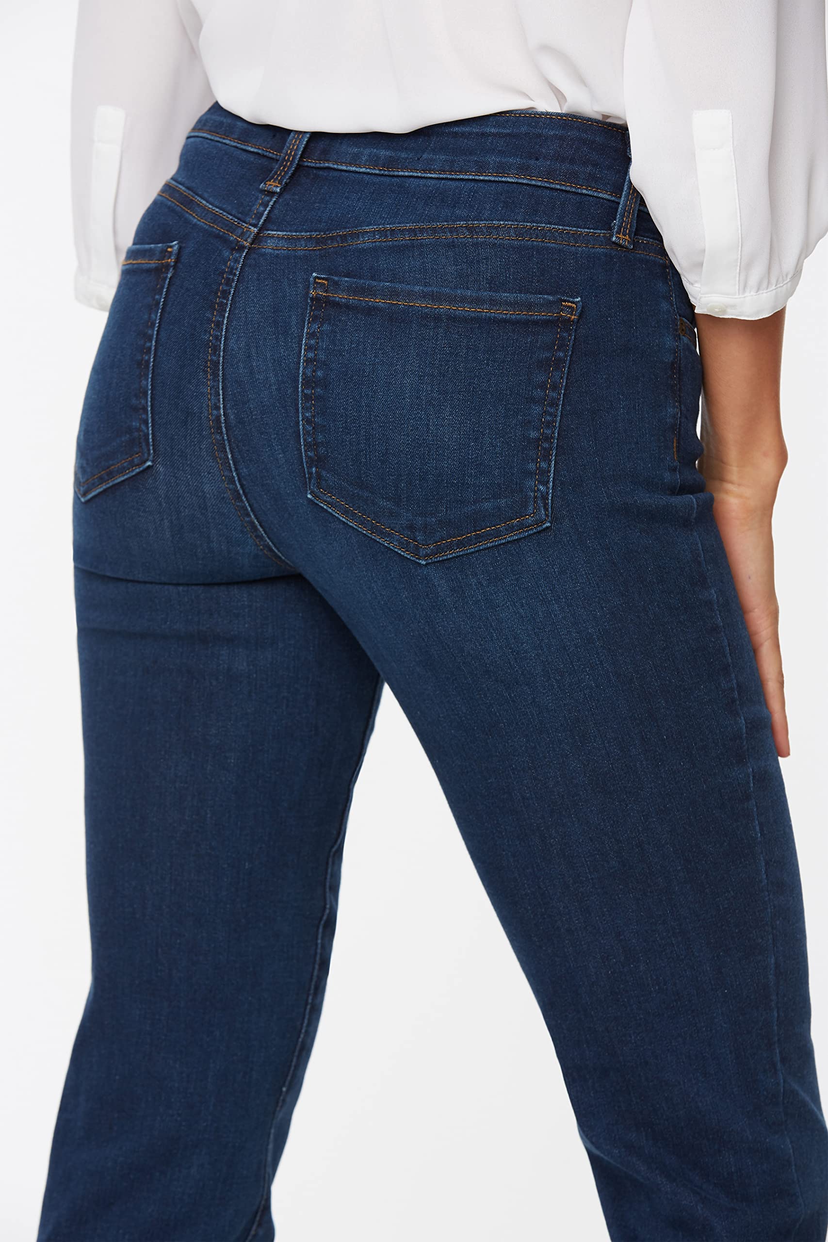 NYDJ Women's Misses Marilyn Straight Denim Jeans, Cooper, 18