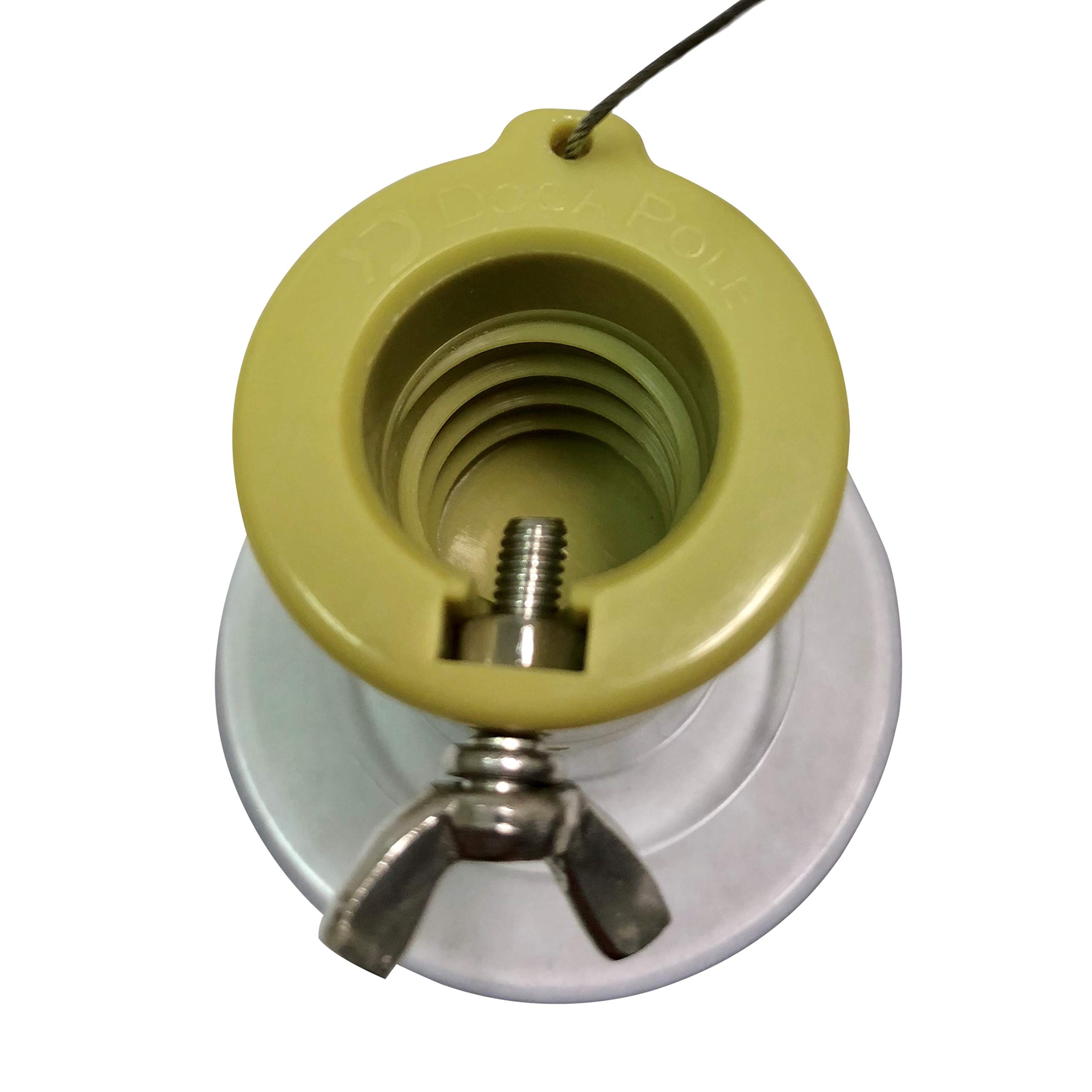 DOCAZOO, Light Bulb Changer for High Ceilings & Recessed Lights w/ 6-24 Foot Telescopic Extension Pole & Suction Cup Style - Ceiling Lightbulb Removal Tool - Perfect Accessory for Any Lighting Job