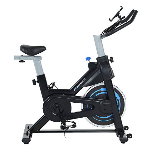 Exerpeutic Indoor Stationary Bike - Stationary Bikes for Home with Bluetooth Smart Connect - Spin Bikes for Home Designed to Work with the MyCloudFitness App for Custom Cardio Training and Tracking