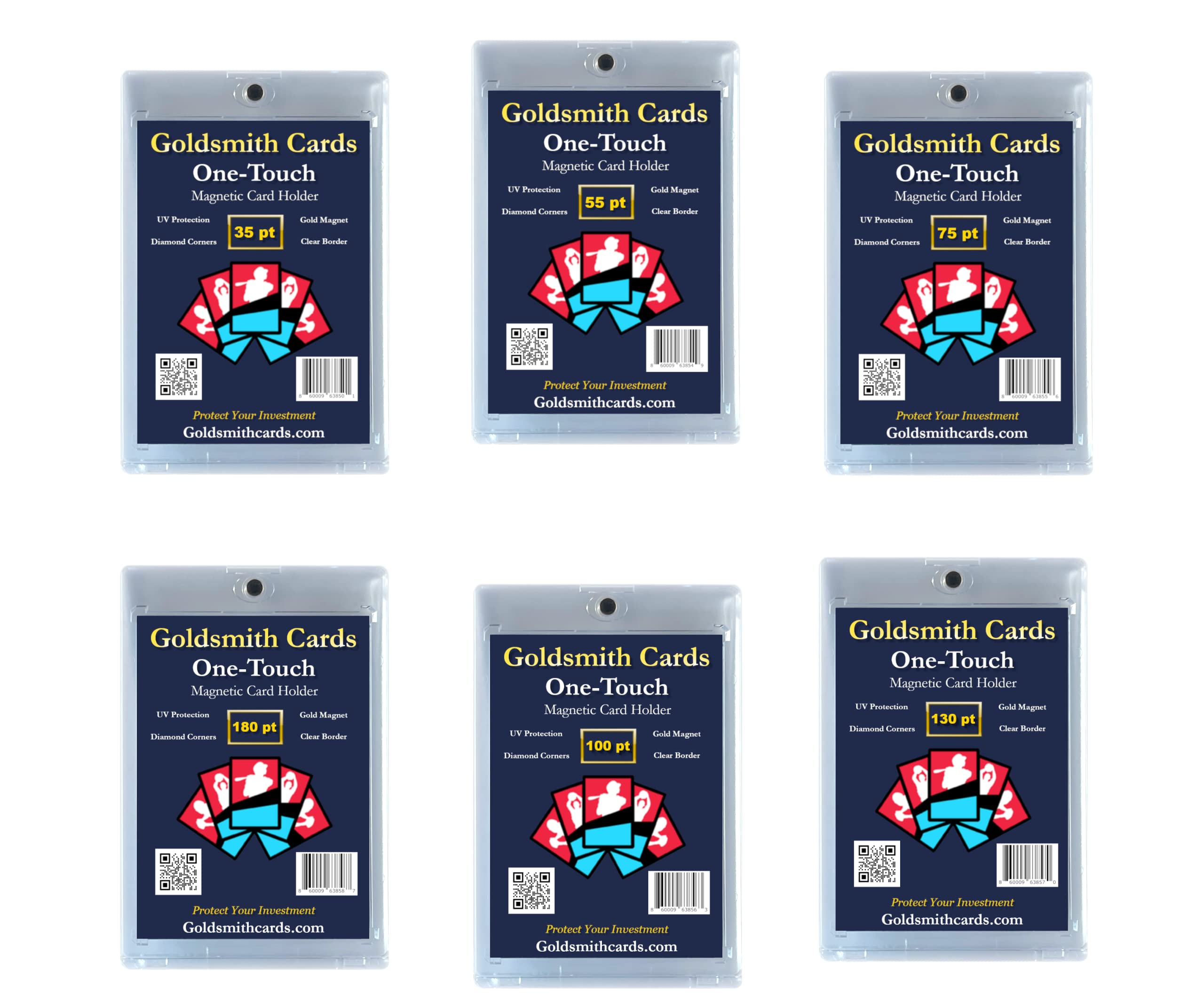Goldsmith Cards One-Touch Magnetic Card Holder- 100 Point (pt)