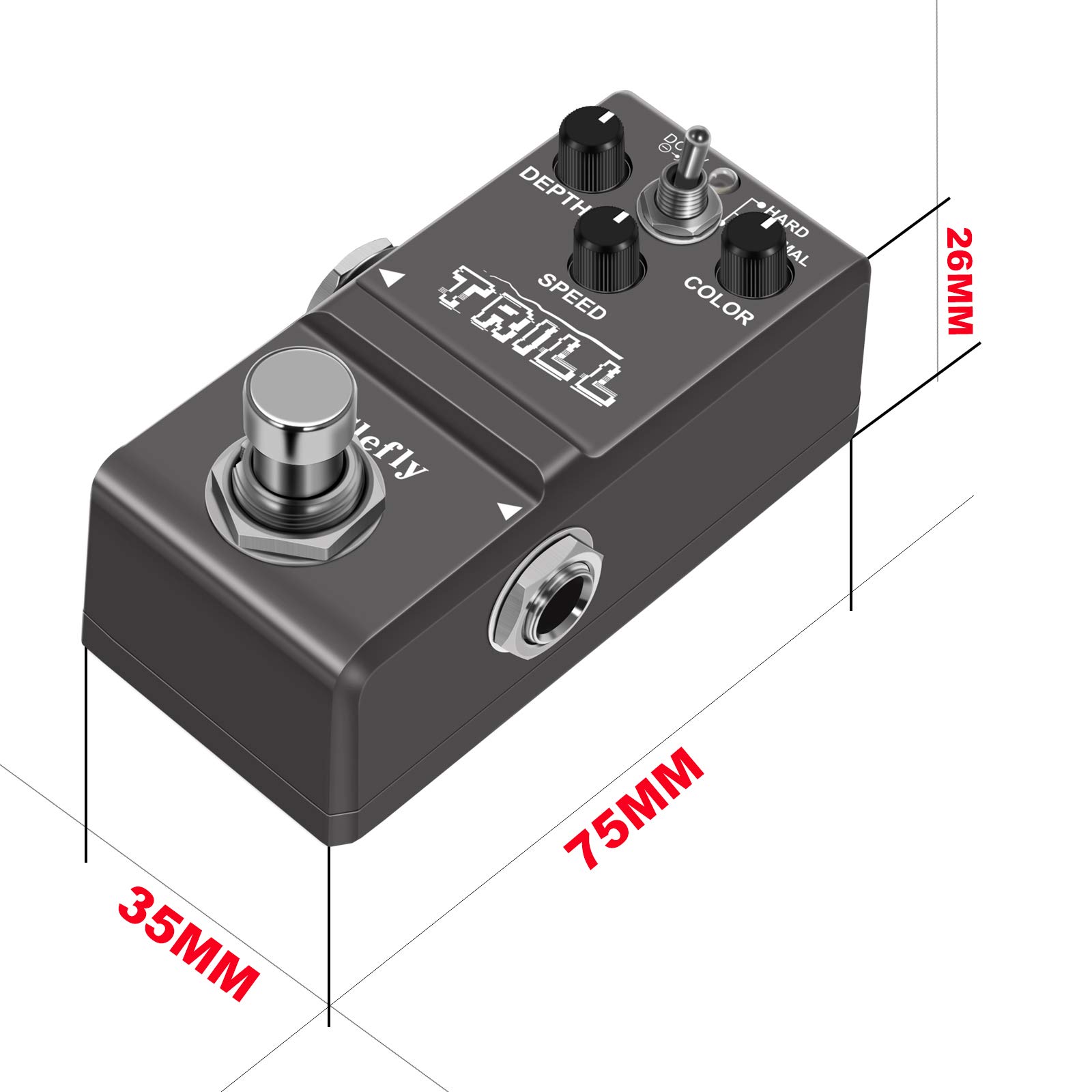 Clefly Nano Tremolo Effect Pedal for Guitar True Bypass & Nano Trill Effect Pedal