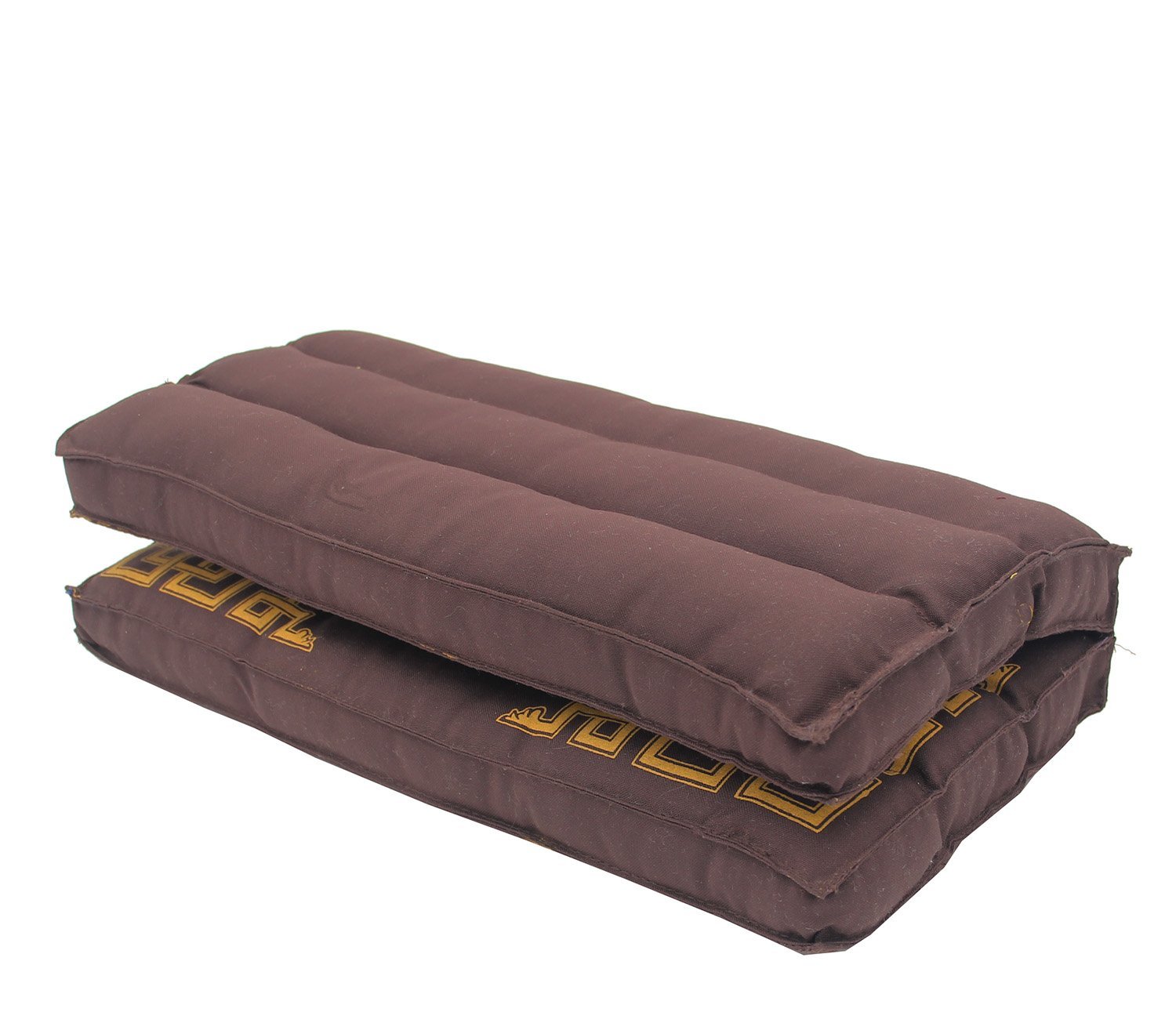 DharmaObjects Traditional Tibetan Yoga Meditation Accessory Cotton Mat Cushion (Brown)