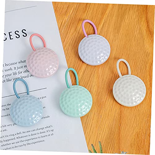 Levemolo 4pcs Bin Band Bathroom Anti-Drop Anti- Buckles Slip Clips Magnetic Can Adjustable Kitchen Grocery Buckle Fixation Blue Rubbish Bag Fasten for Holder Clamp Waste Creative Clip