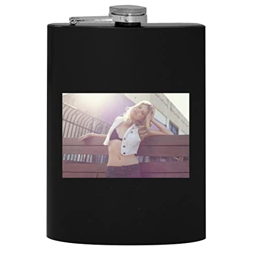 FC Carino B35Y22D63W0403410M07T32C02S27-8oz Black Hip Alcohol Drinking Flask PDI #PIDP403410