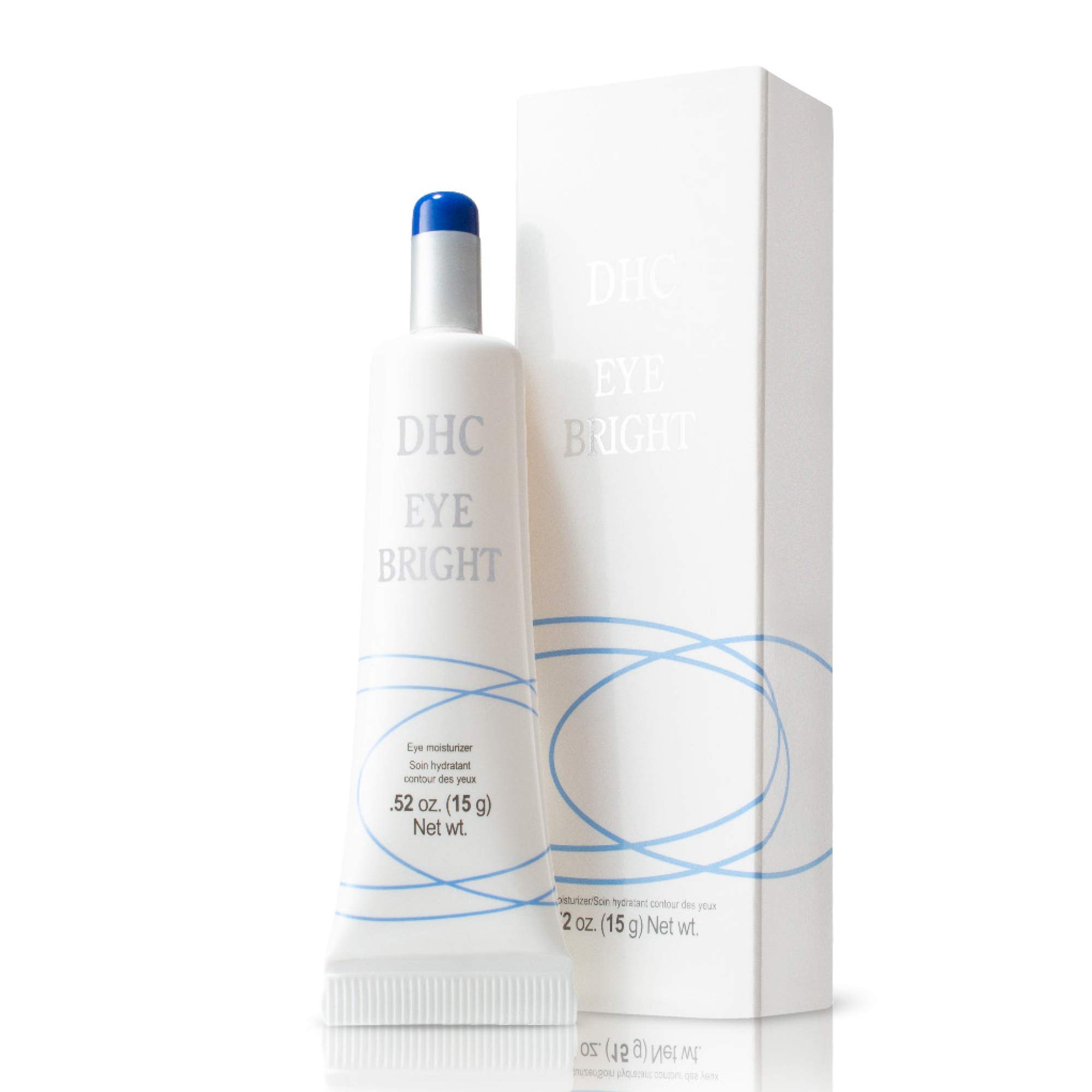 DHC Eye Bright Lightweight Eye Gel Minimizes Dark Circles and Puffy Eyes Absorbs quickly Daytime and Nighttime Use Ideal for All Skin Types, Clear, 0.52 Fl Ounce