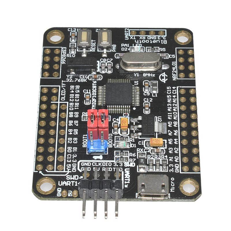 Mini STM32F103C8T6 ARM System Development Board STM32 51 Core Board Module WiFi ESP8266 NRF24L01 Interface with Cable