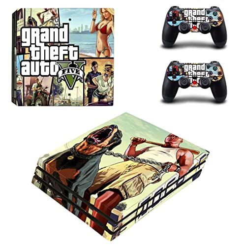 For PS4 NORMAL - Game Grand GTA Theft And Auto PS4 or PS5 Skin Sticker For PlayStation 4 or 5 Console And Controllers Decal Vinyl DUC-5632