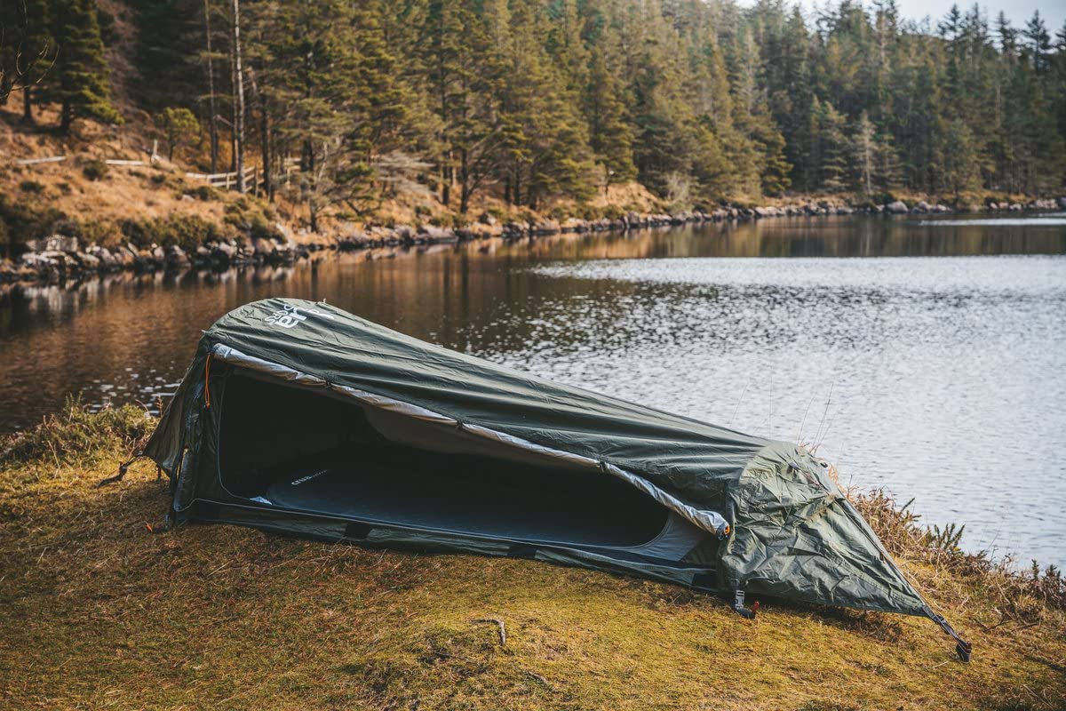 Crua Hybrid 1 Person Tent or Hammock - Your Ultimate Temperature Regulating Adventure Gear for Backpacking or Hiking! (1 Person Hybrid)
