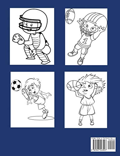 Sports Coloring Book (Coloring Books for Kids)